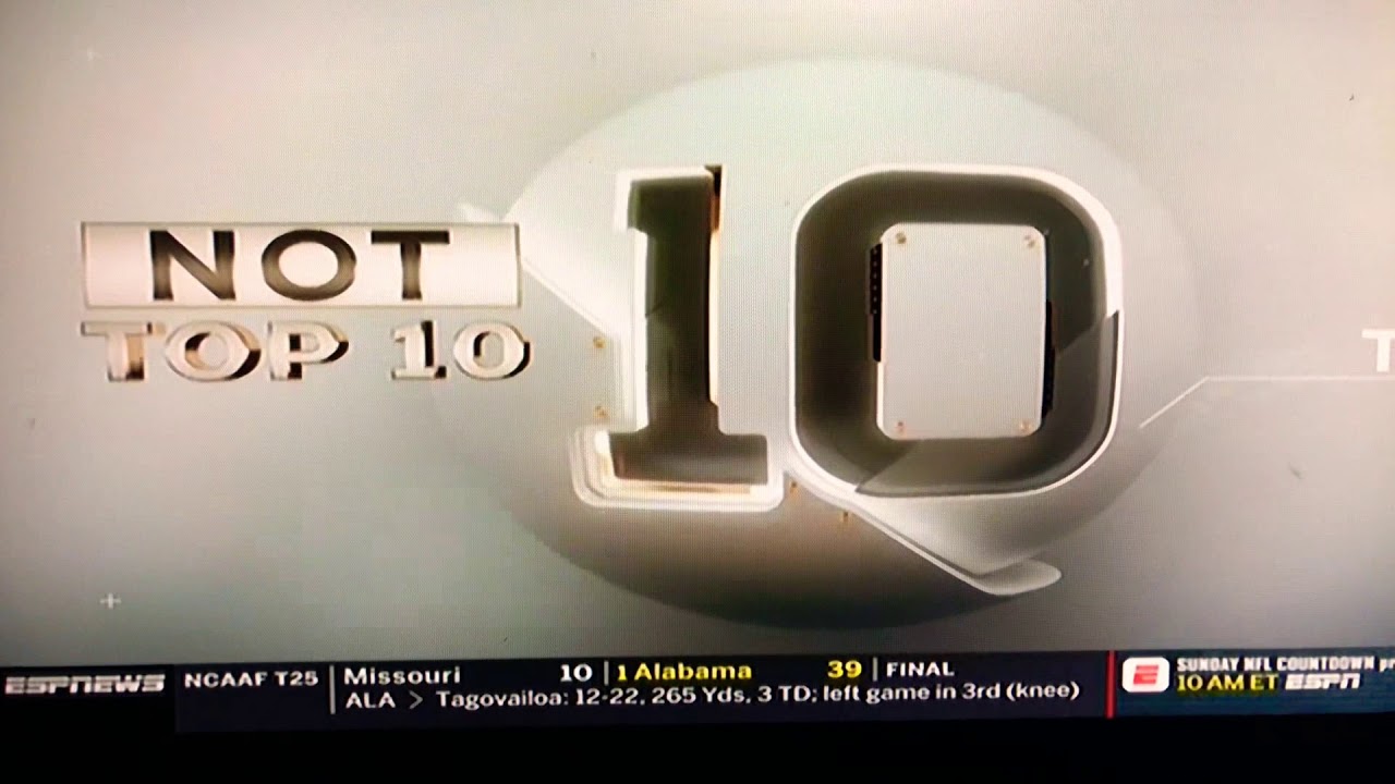 Not Top 10 Sports Plays SportsCenter NotTop 10 Plays 10/14/18 - YouTube