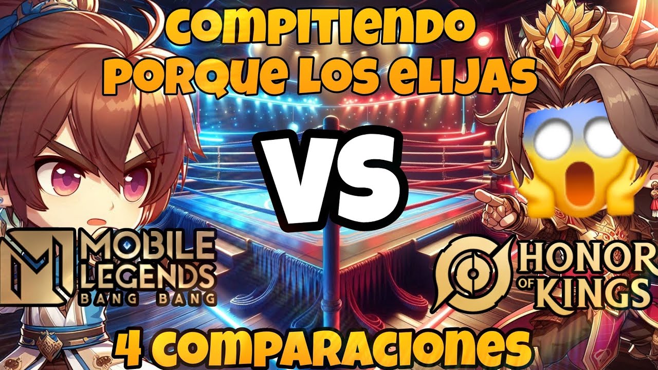 ¡BATALLA POR EL #1! COMPARATIVA MLBB VS HOK ¿Cuál elijes?... 😱 - YouTube