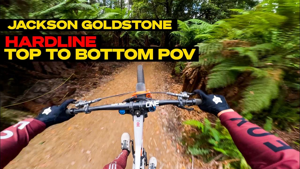 GoPro: Jackson Goldstone POV Top To Bottom Run Course Preview | Red Bull Hardline 2024 - YouTube