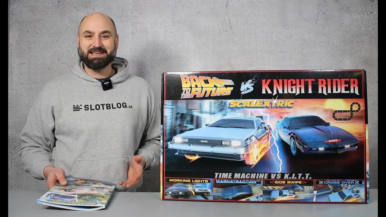 Mal was anderes? Scalextric Back To The Future vs Knight Rider - YouTube