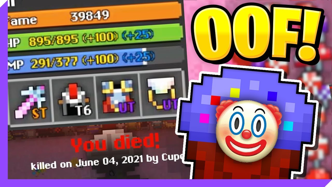 Clapped by a CUPCAKE!! 🧁 (with sprinkles) | RotMG WTF & Funny Moments ...