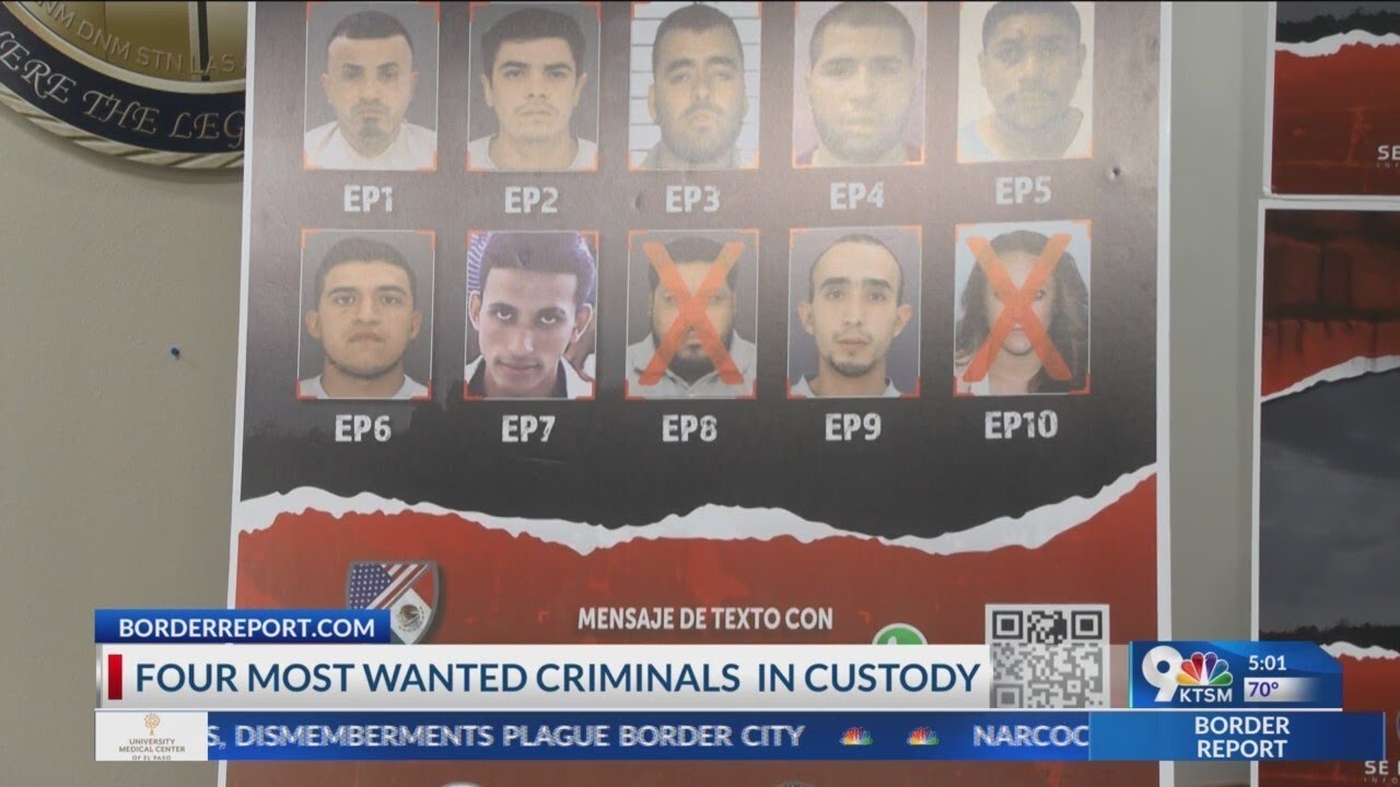 Feds, Mexican police nab four of border’s ‘Most Wanted’ criminals - YouTube
