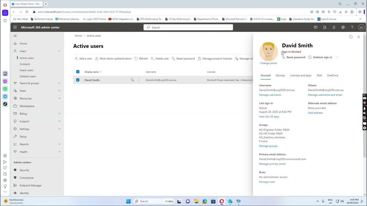 Office 365 - How to sign user account out of all sessions and block sign in from office 365 ...