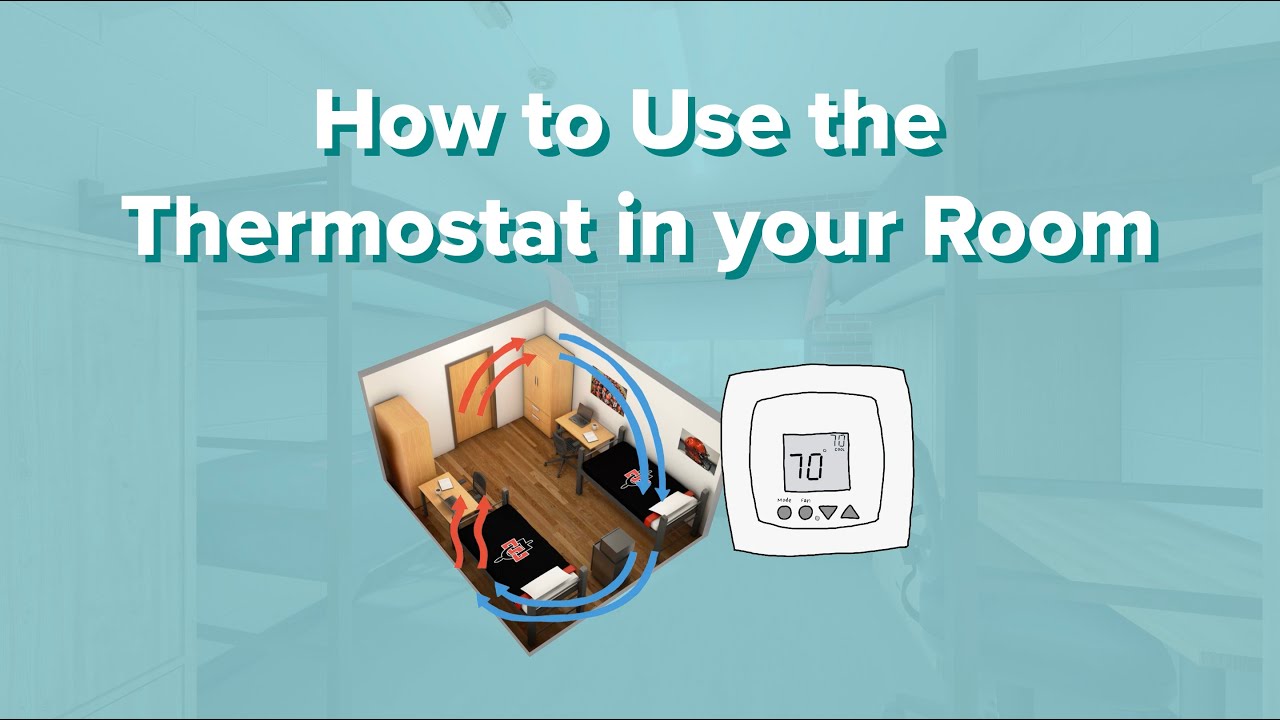 How to Use the Thermostat in your Room - YouTube