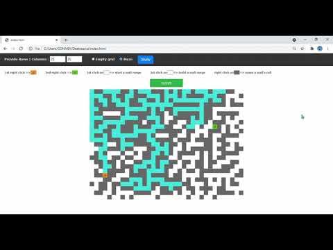 Javascript Maze Generator & Solver - YouTube