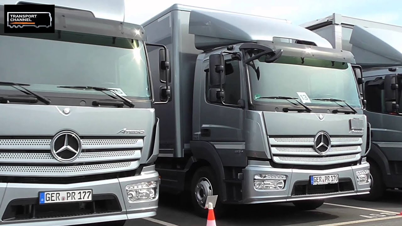 Mercedes-Benz Atego Test Drive - Frankfurt - YouTube