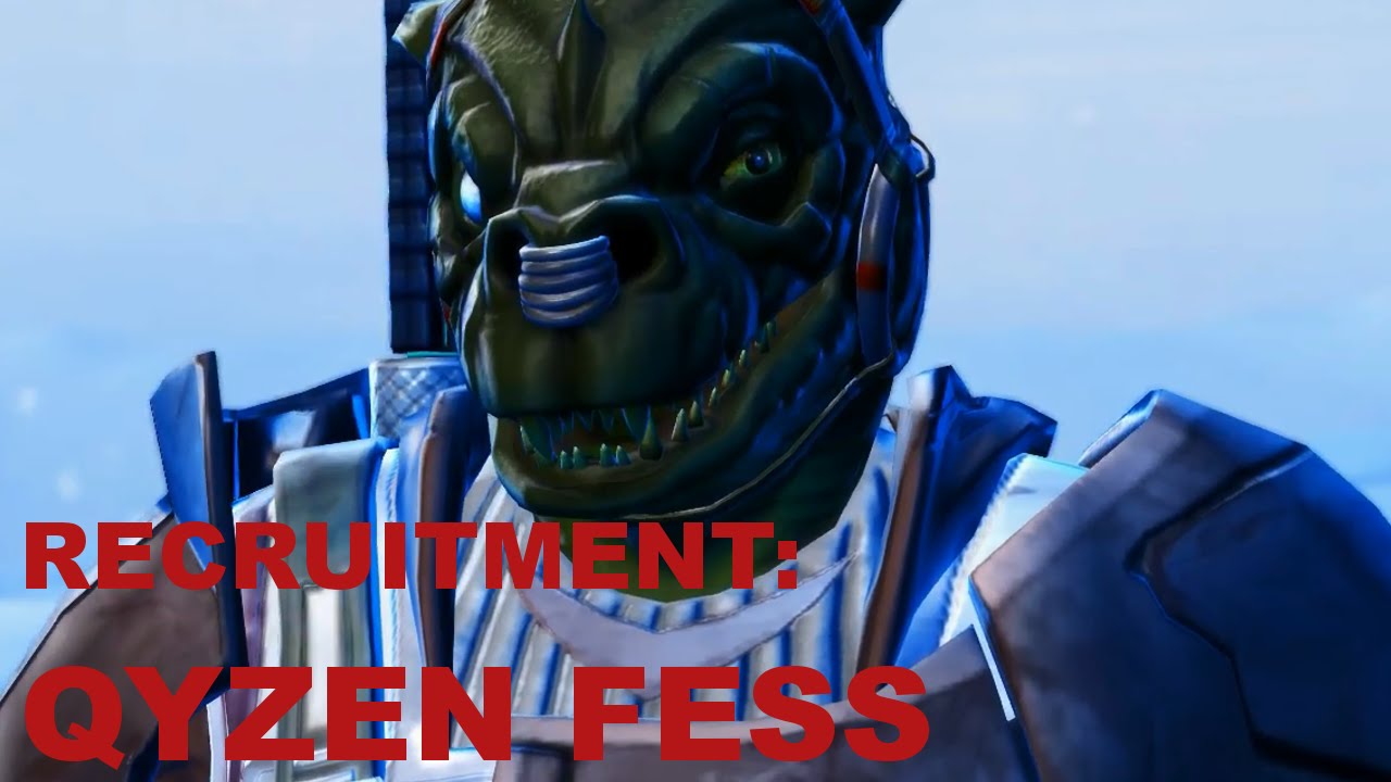 SWTOR: Knights of the Fallen Empire - Qyzen Fess Recruitment - YouTube