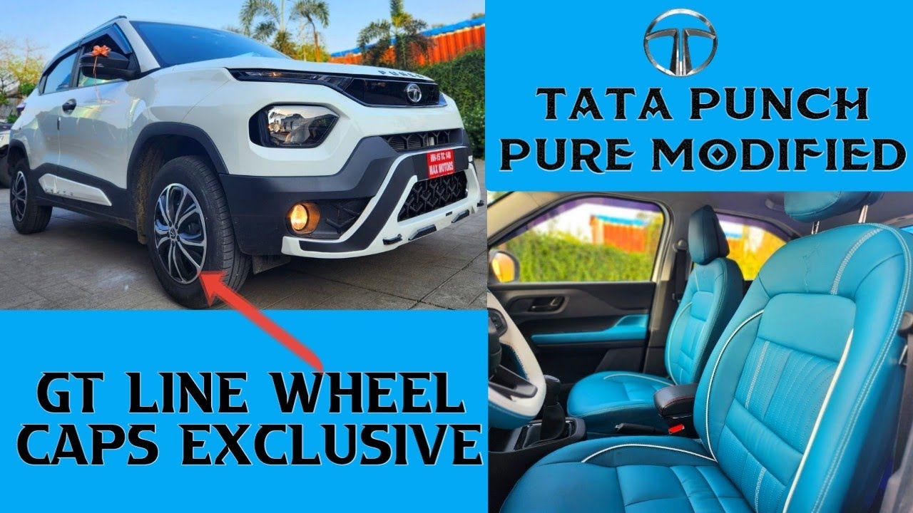 TATA PUNCH PURE MODIFIED TO GT LINE WITH NEW LAUNCH CAPS & PERSIAN ...