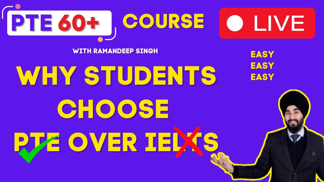 PTE with #ramandeepsingh Target 60 | How To Pass PTE Online - YouTube