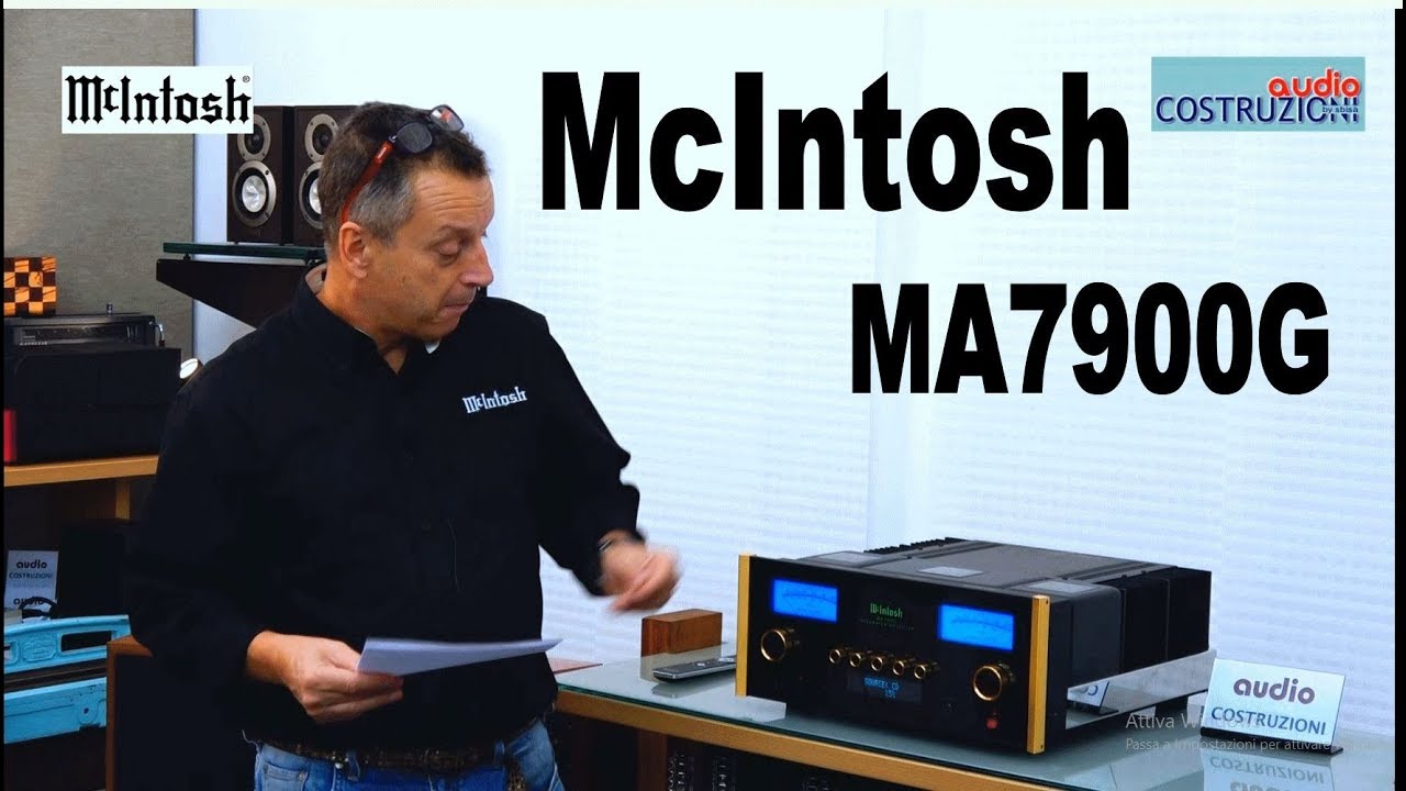 McIntosh Ma7900G Test di Sbisa' www audiocostruzioni com HD - YouTube