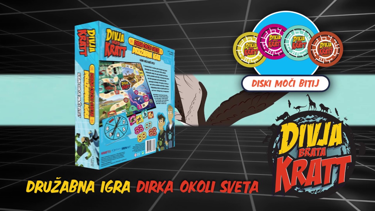 Divja brata Kratt - Družabna igra Dirka okoli sveta SLO Baby Center ...