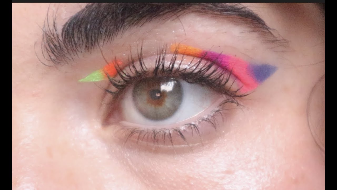 Neon Eyeshadow & Glowy Skin | Elf Halo Glow, Haus Labs, Vieve, and more ...