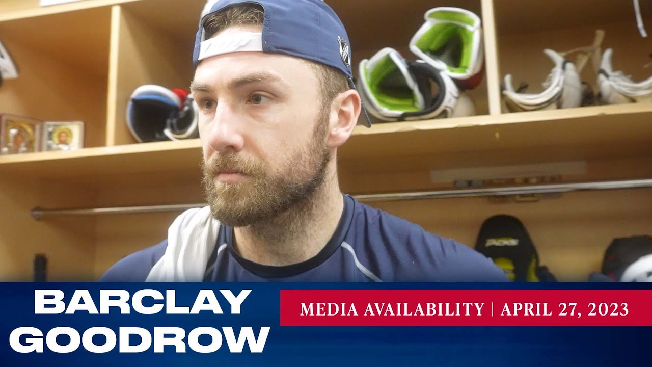 New York Rangers: Barclay Goodrow Pregame Media Availability | Apr. 27 ...