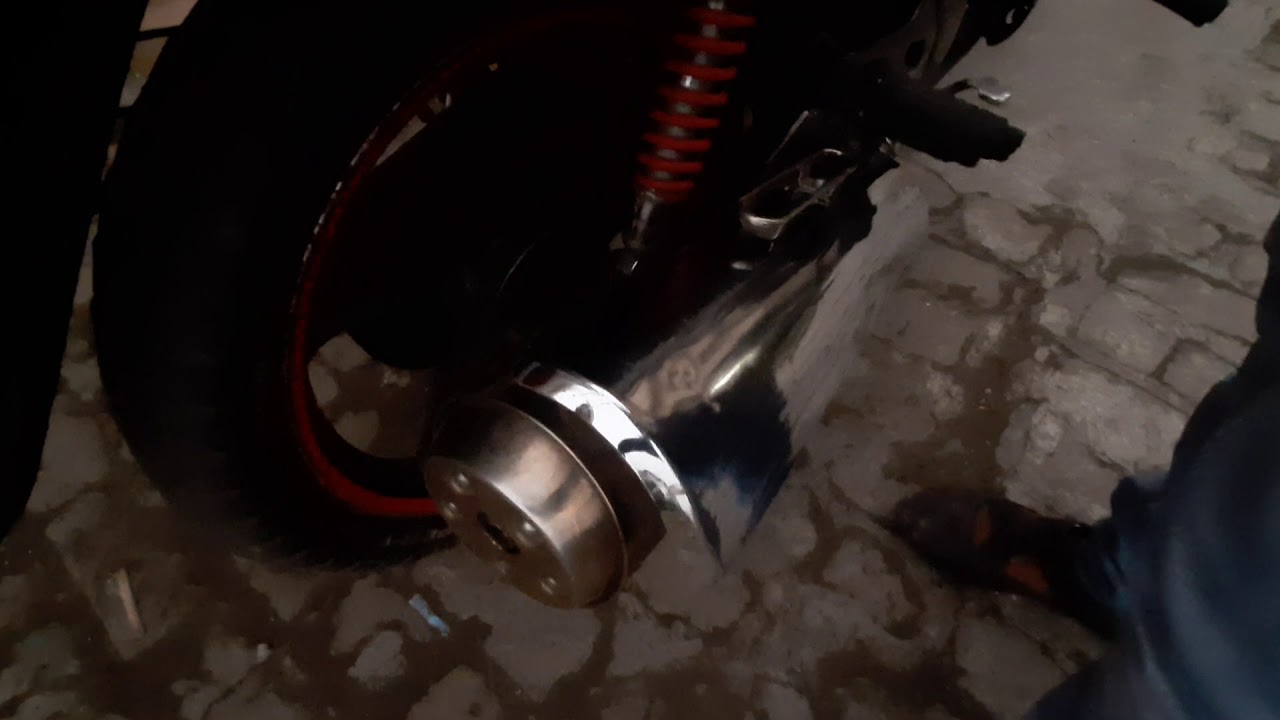 Karizma r Exhaust sound original after new piston - YouTube