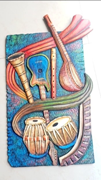 2D mural design | music lover #art #craft #shortsfeed #shorts # ...
