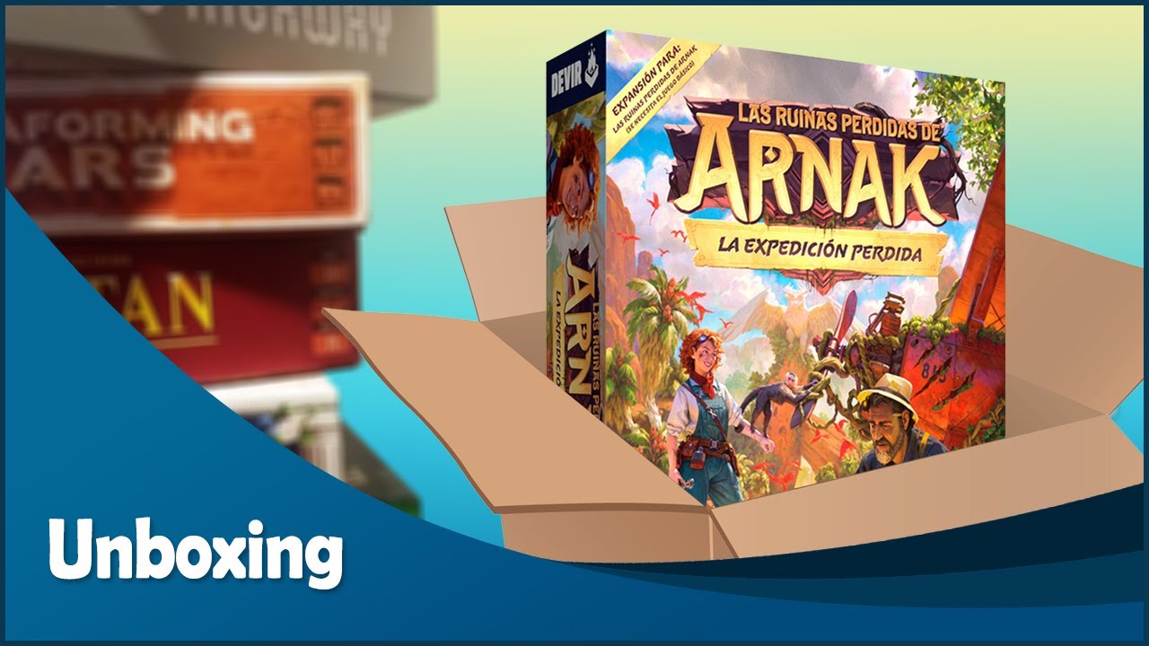 Unboxing 📦 - Las Ruinas Perdidas de Arnak: La Expedición Perdida 🤠 ...