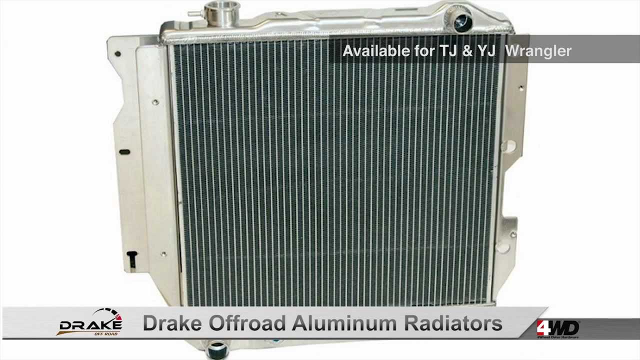 Drake Offroad Aluminum Radiators for Jeep - YouTube