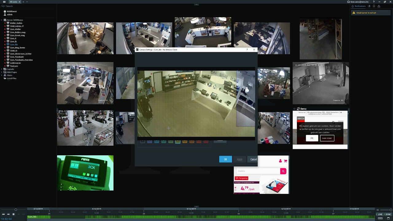 nx witness client screen behaviour - YouTube