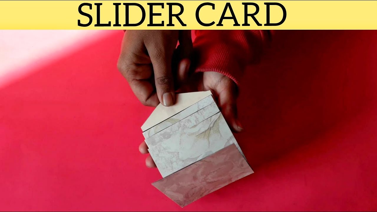 HOW TO MAKE SLIDER CARD FOR SCRAPBOOK BY TEAM MACQUEEN || HANDMADE ...