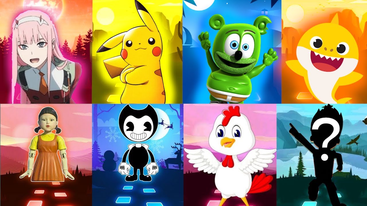 PAW PATROL vs BENDY vs PIKACHU vs GUMMY BEAR vs BABY SHARK and others ...