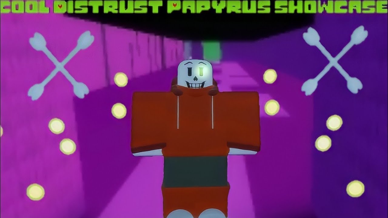 Cool Distrust Papyrus Showcase [Undertale : Arena] - YouTube