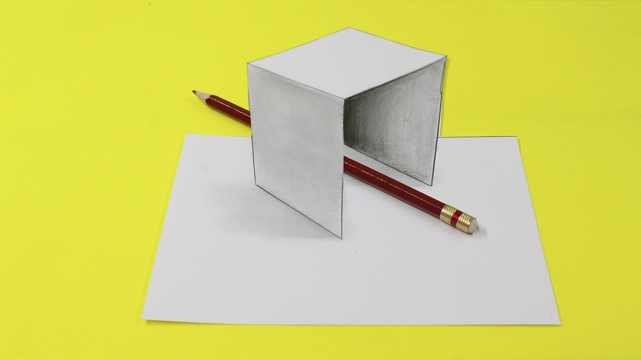 🔥 Como Hacer Dibujos en 3D para Principiantes Sobre Papel - Arte 3D ...