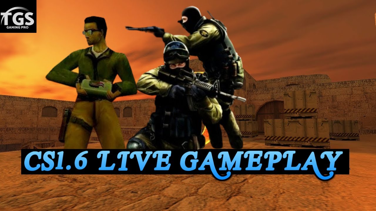 🔴 Live CS 1.6 Gameplay Join the Action Now! | Counter-Strike 1.6 ...