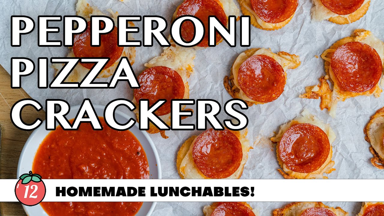 Pepperoni Pizza Crackers - YouTube