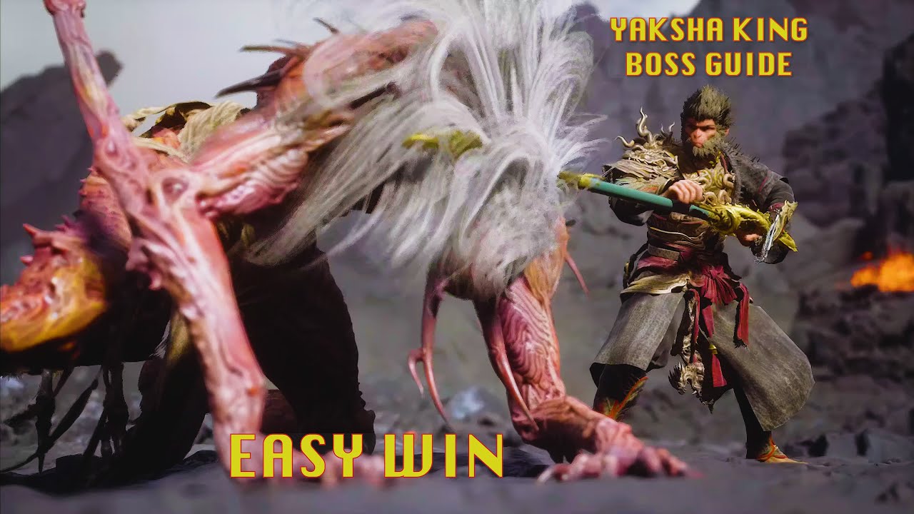 HOW TO BEAT Yaksha King Boss EASY GUIDE Black Myth Wukong | Secret ...