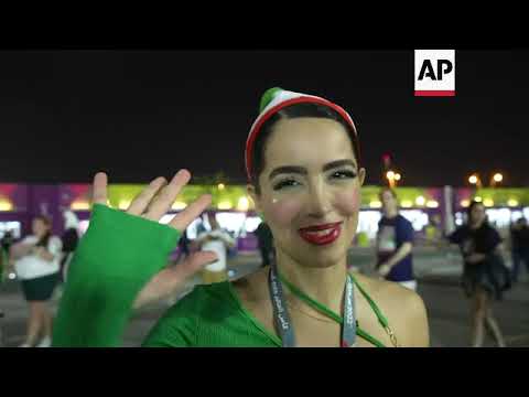 Iran and US fans on World Cup match and protests