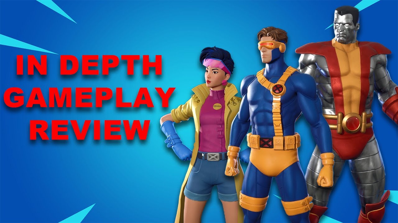 In Depth Gameplay Review of the new X-MEN Fortnite Bundle - Jubilee ...