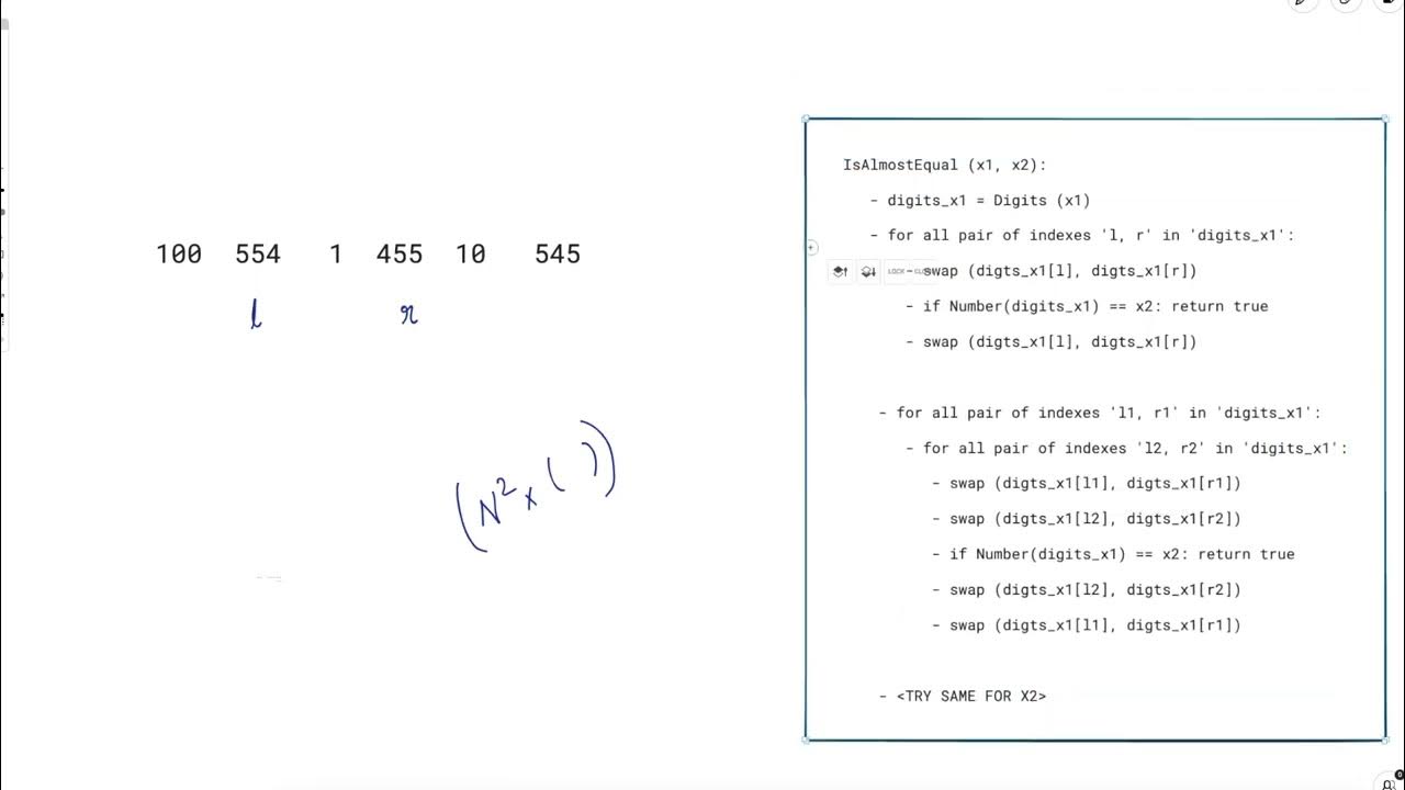 3267. Count Almost Equal Pairs II | Weekly Leetcode 412 - YouTube