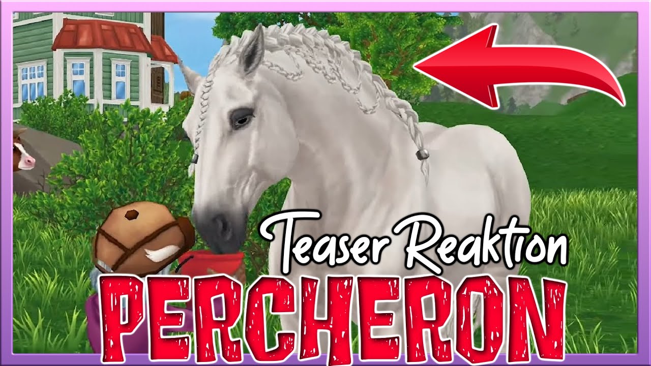 Sandy REAGIERT auf den PERCHERON TEASER TRAILER 🐴 Star Stable [SSO ...