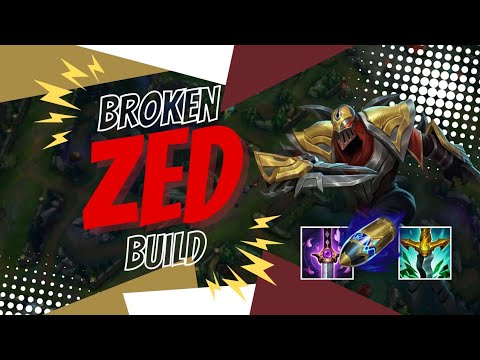 BECOME UNSTOPPABLE WITH THIS BUILD! (ZED) - WILD RIFT - YouTube