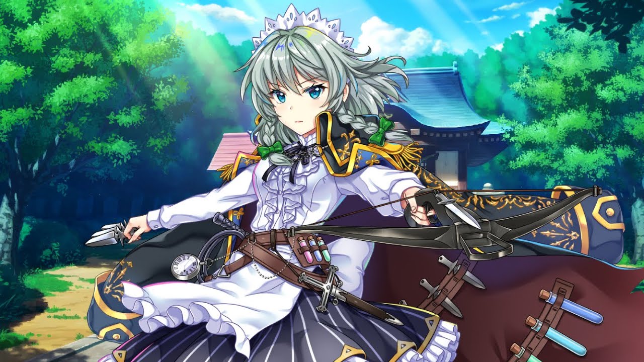 [ Touhou LostWord / 東方ロストワード ] E1, B3 & A6 Sakuya vs The Trio Sakuya ...