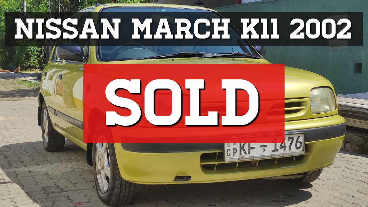 Nissan march K11 2002/for sale in sri lanka - YouTube