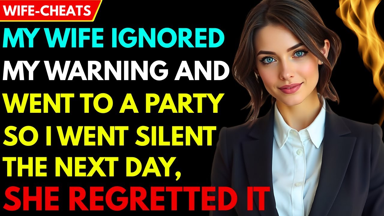My Wife Ignored My WARNING and Went to a PARTY —So I Went Silent. The ...