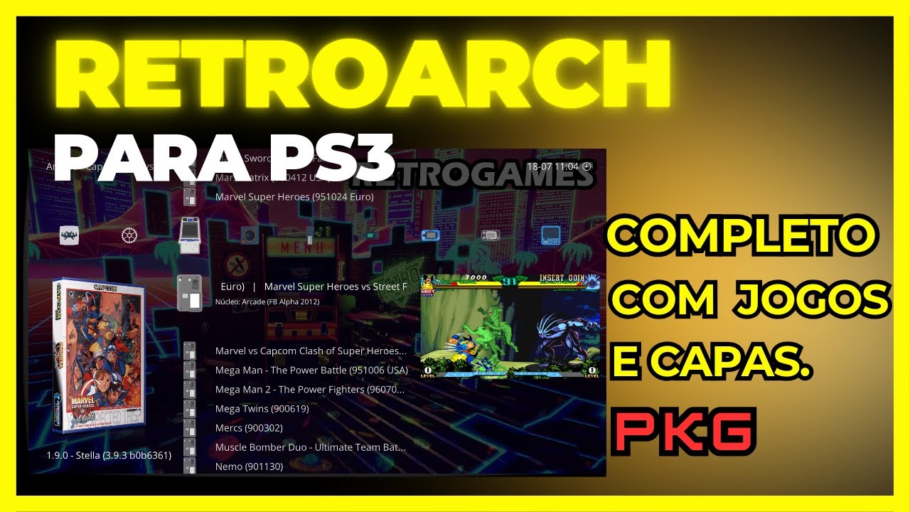 "Lançamento" Super Retroarch 2024 para PS3 - YouTube