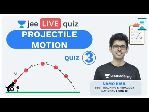 Projectile Motion - QUIZ 3 | Unacademy JEE | LIVE QUIZ | IIT JEE ...