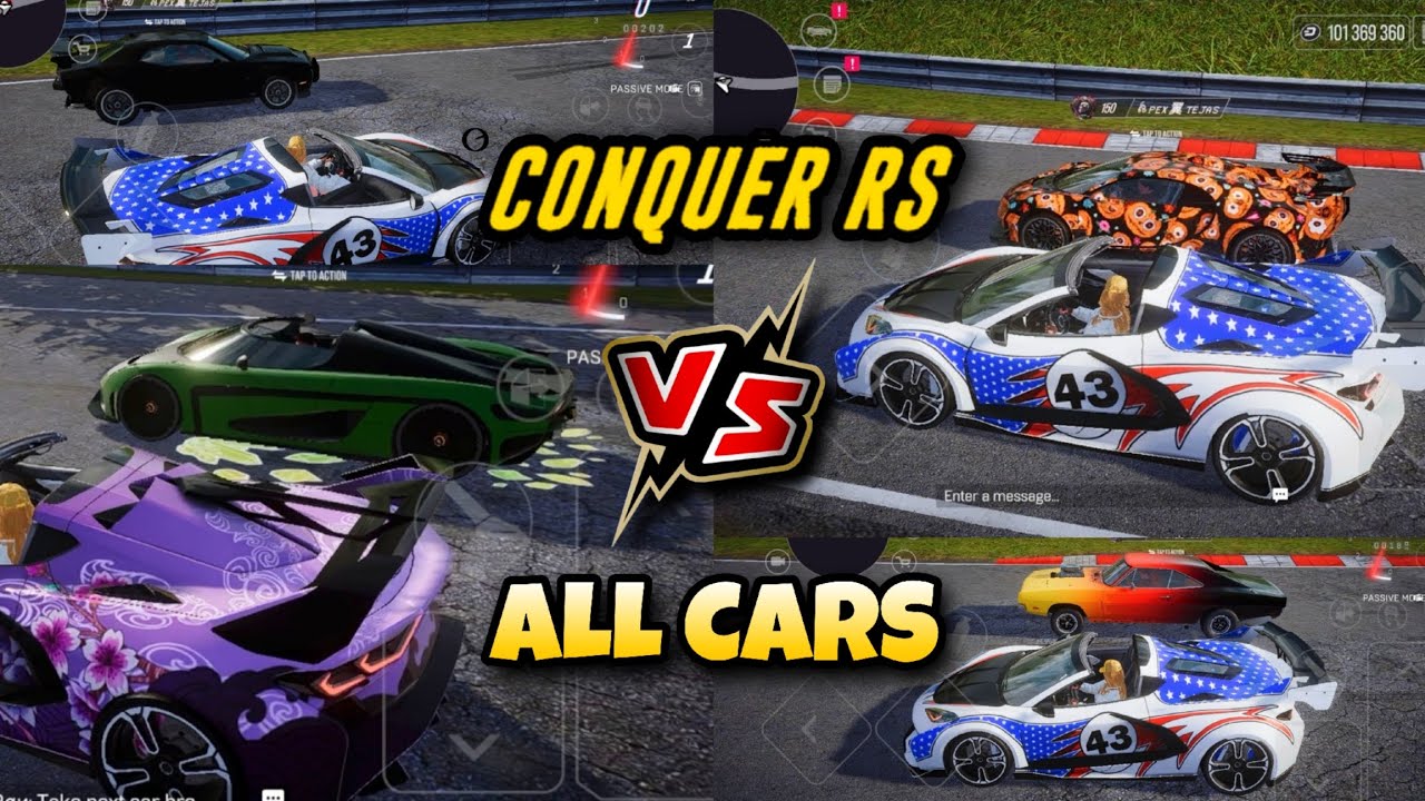 Drive Zone Online | New Drag King | Conquer RS Vs All Cars ...