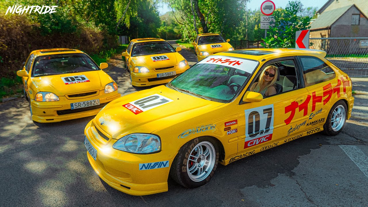 KANJO STYLE LIVERY ON OUR CHEAP HONDA CIVICS | Nightride - YouTube