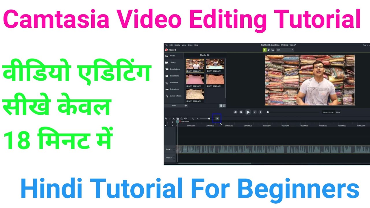 Tutorial How to Edit Video Camtasia 2022 Software Full Tutorial - YouTube