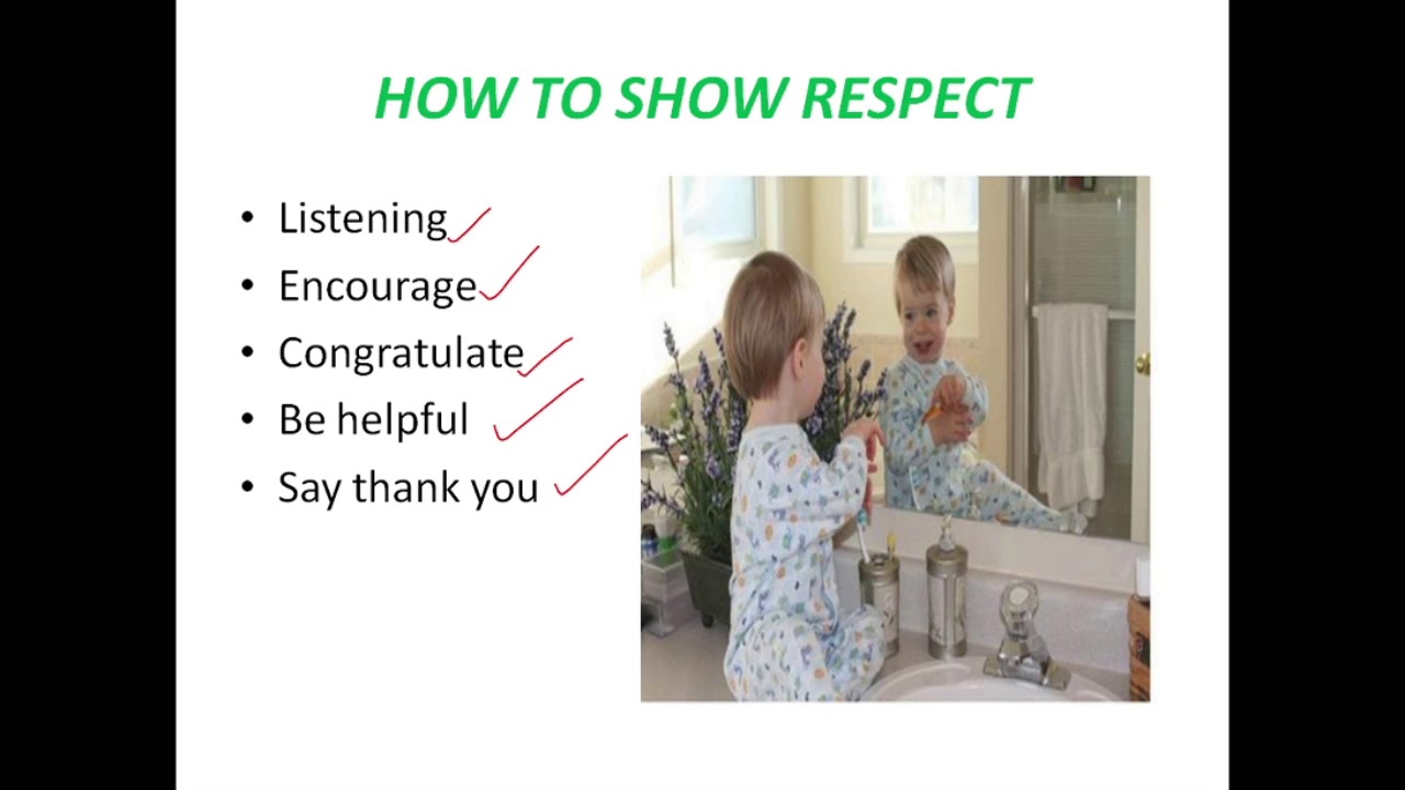 RESPECT FOR OTHERS , LIVING PEACEFULLY, CARING (PART 1) - YouTube