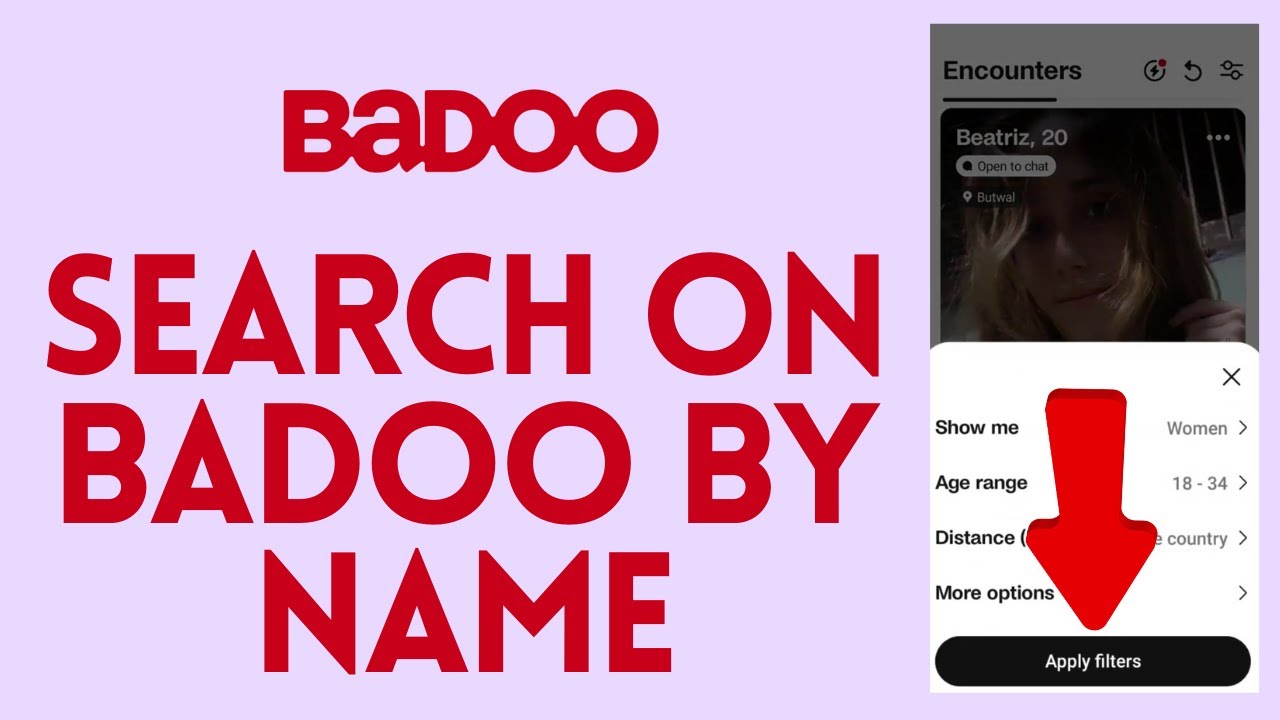 How to Search on Badoo by Name (2024) - YouTube