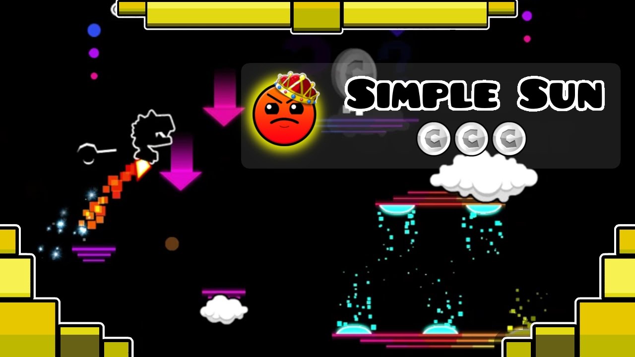 Simple Sun - Geometry Dash - YouTube
