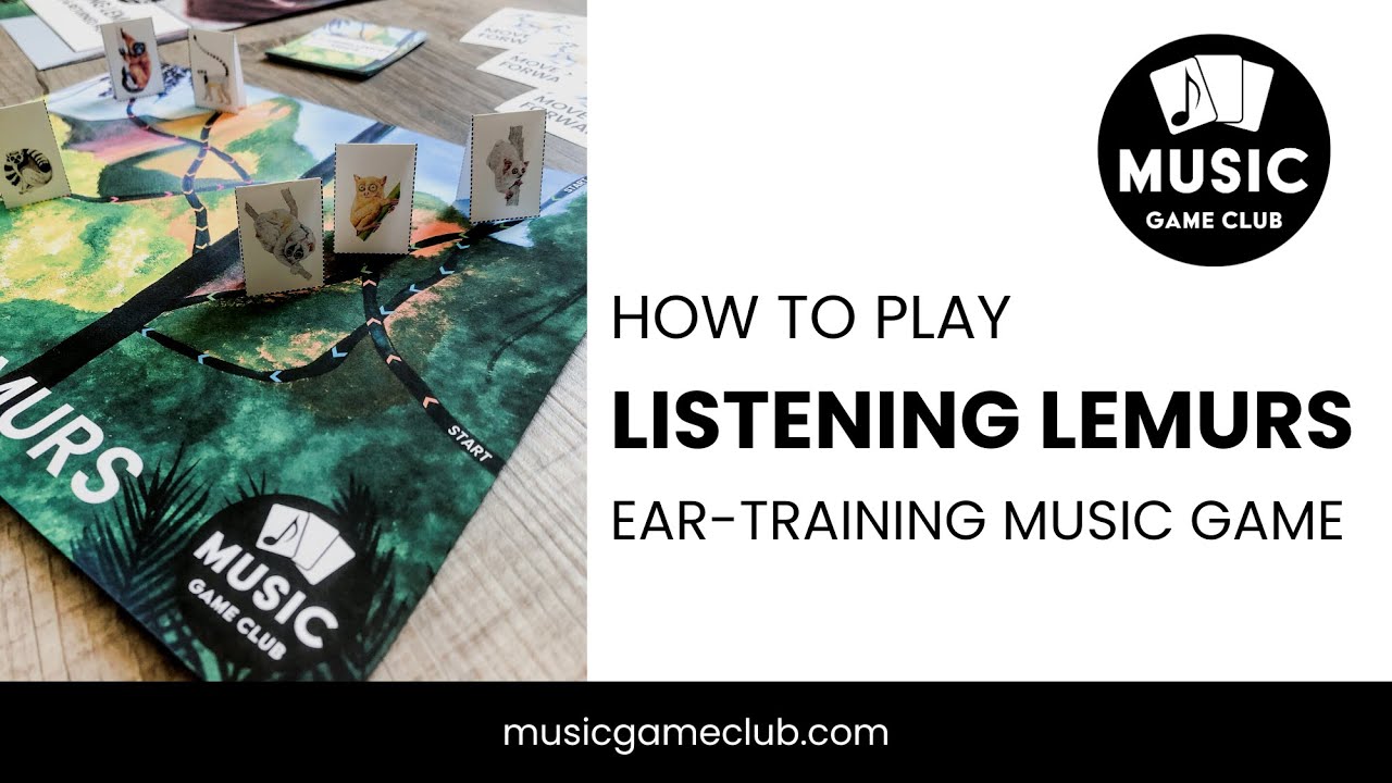 How to Play Listening Lemurs ear training game from Music Game Club ...