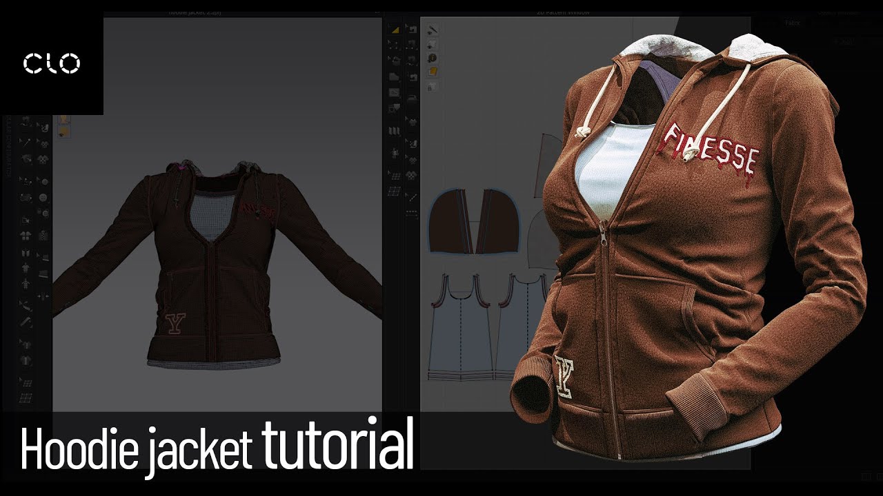 Hoodie jacket Tutorial - YouTube