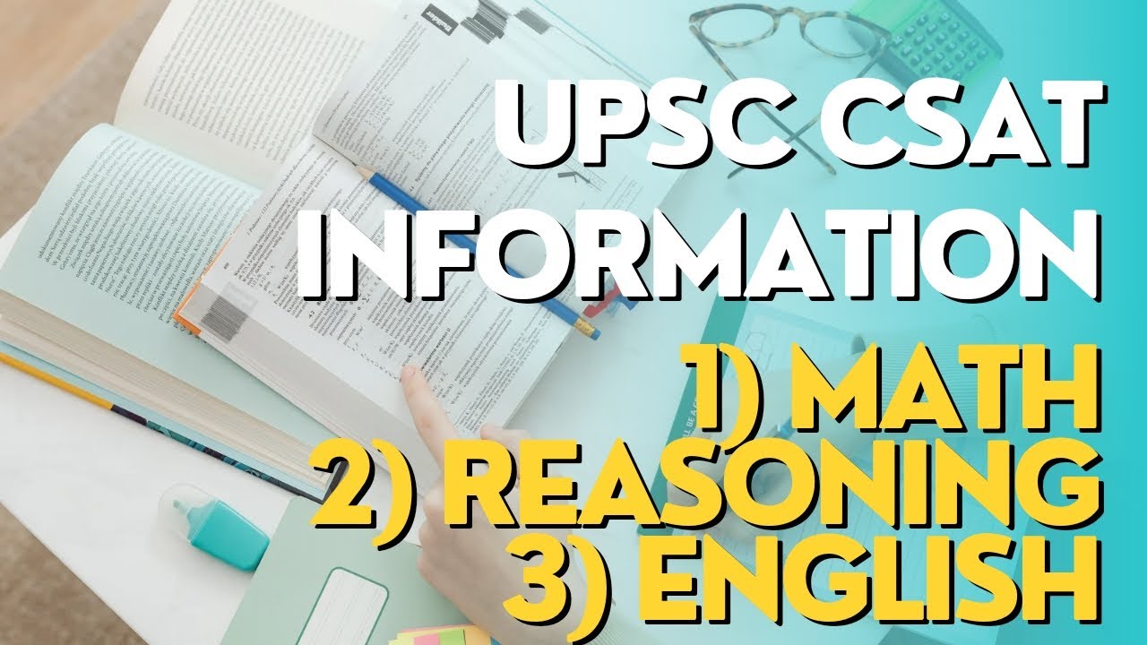UPSC CSAT FULL INFORMATION | in one video | CSAT FULL PREPARATION FOR ...