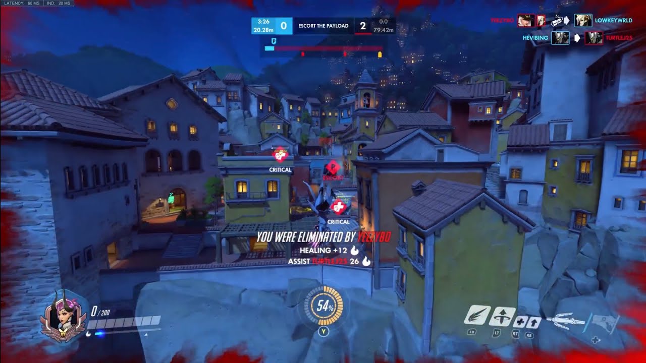 Backshots on Mercy #overwatch - YouTube