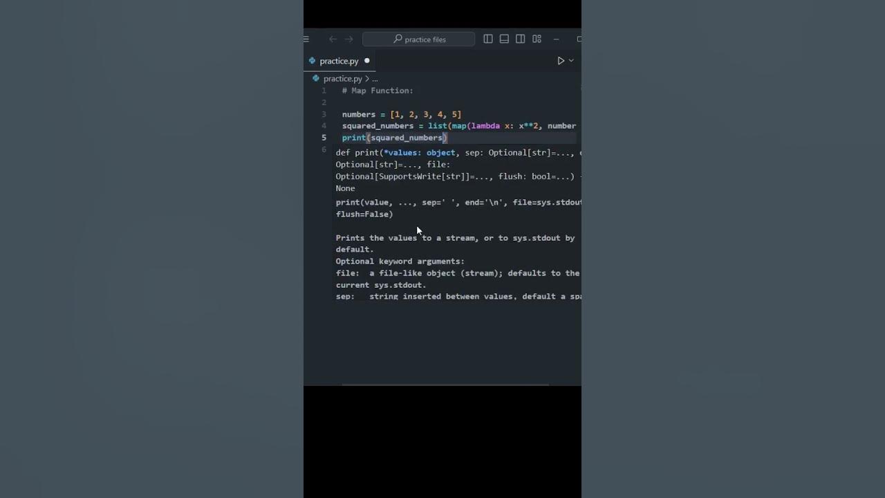 Map Function Python Pythoncode Pythonprogramming Pythonforbeginners Python3 Youtube
